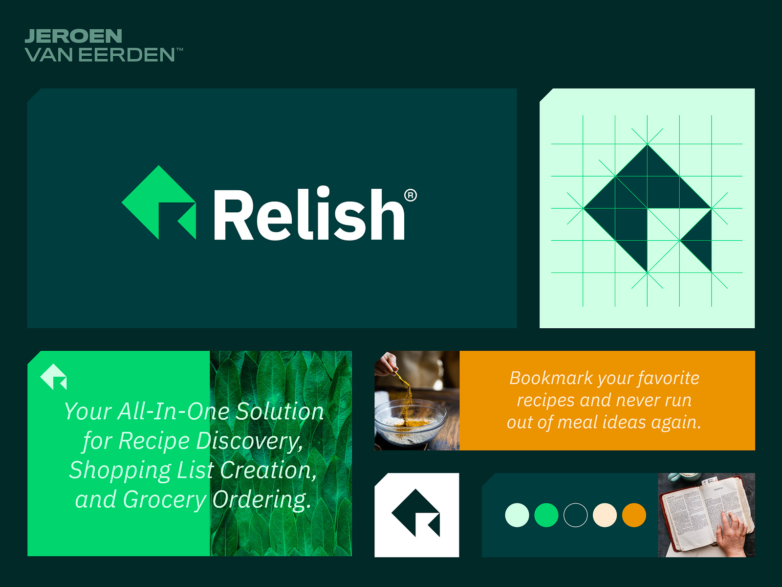 Relish - Logo Design by Jeroen van Eerden on Dribbble