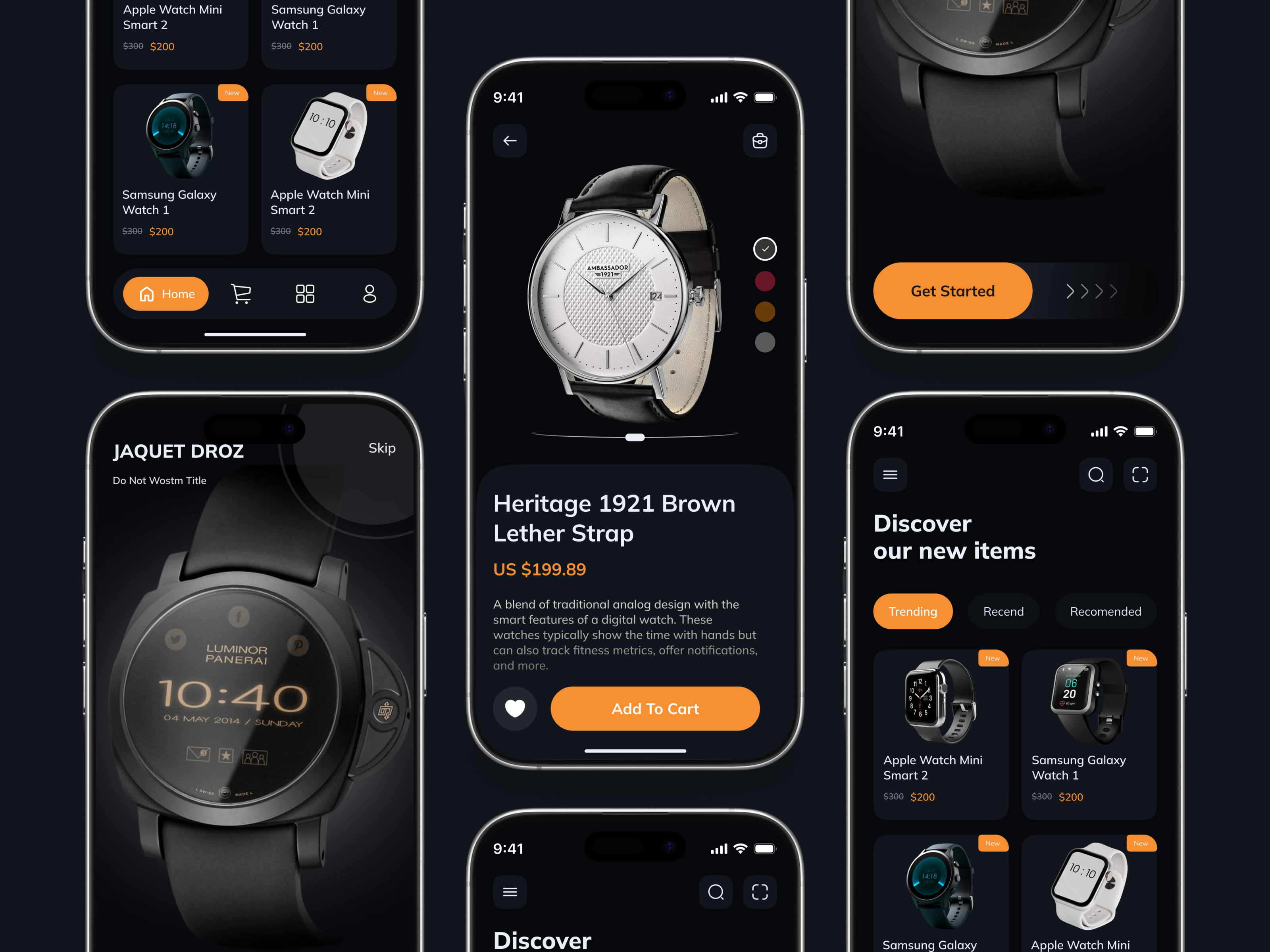 Smartwatch E-Commerce App UI/UX Design by Md Habibur Rahman on Dribbble