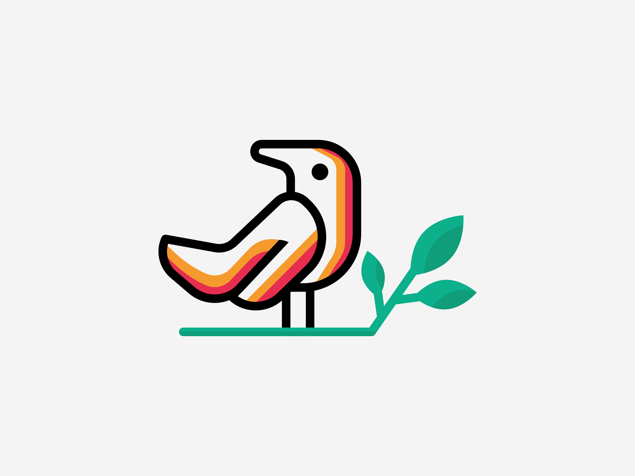 Bird logo by KHADIJA TUJ TAHERA on Dribbble
