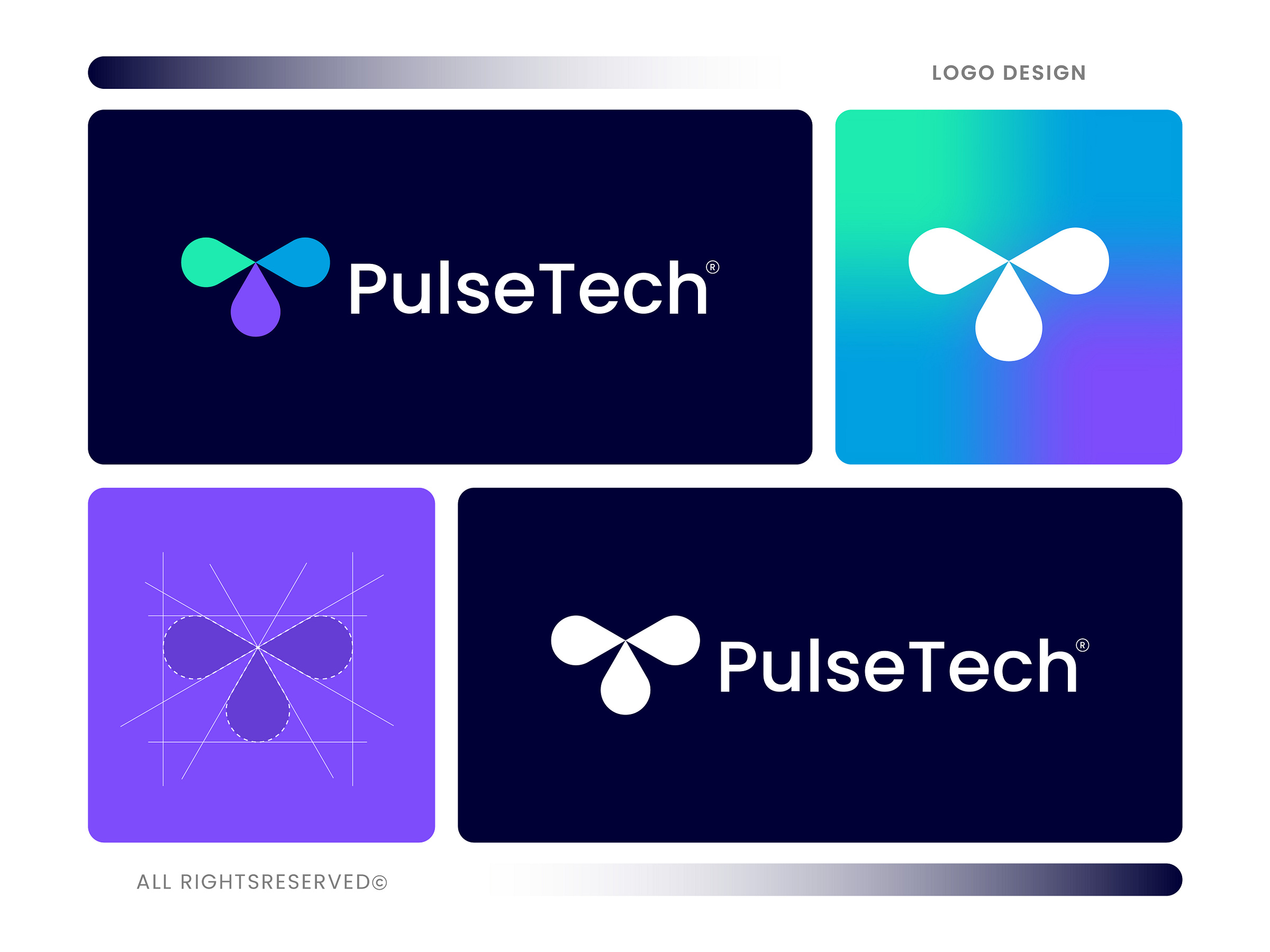 PulseTech - Logo Design by Aminul Islam® ⚡️ Logo Specialist on Dribbble