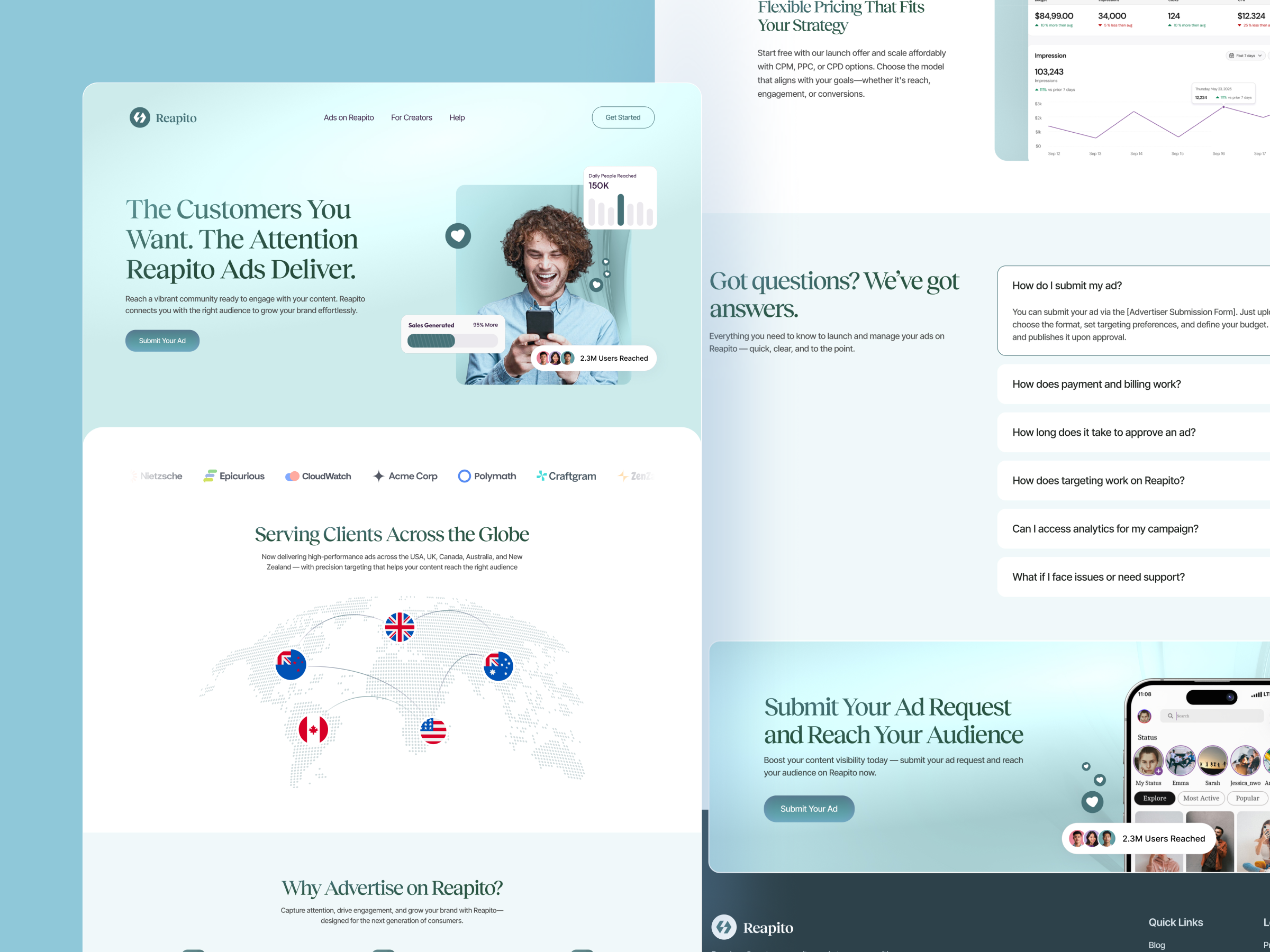 Social Networking Platform Website by Atiqur Rahaman 🚀 for Design Monks ...