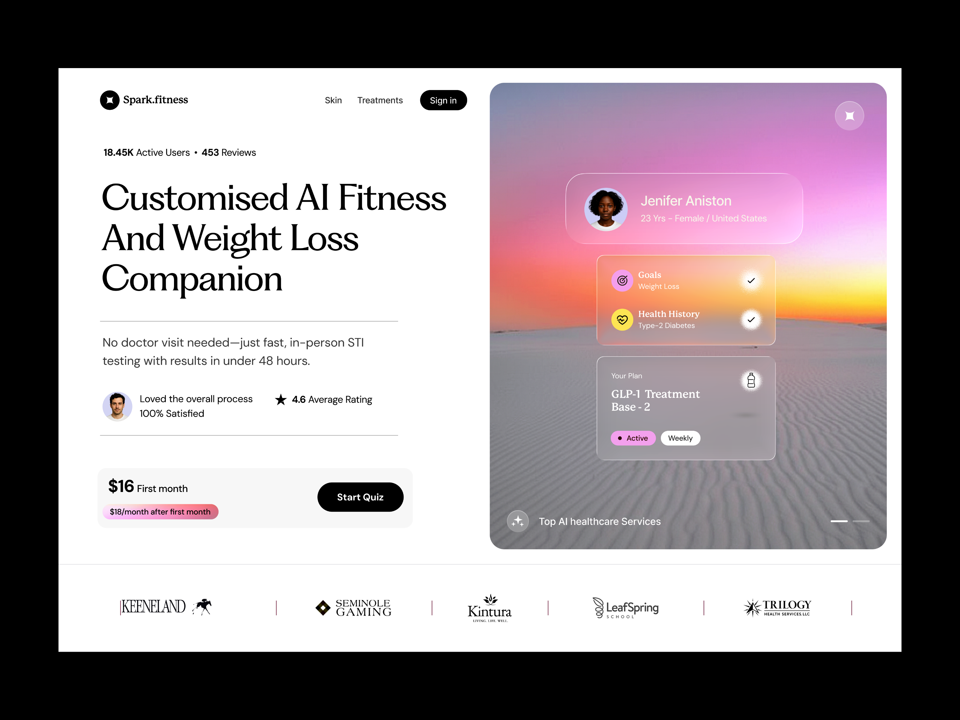 AI Fitness - Weight Loss - Healthcare by Dstudio for Dstudio Agency on Dribbble