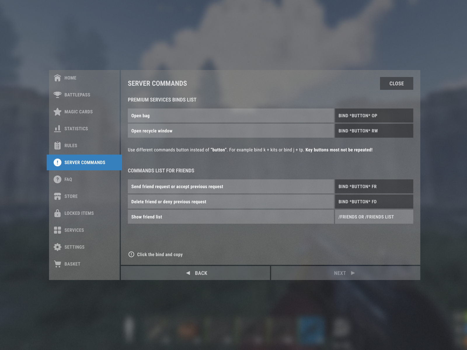 Magic Rust - Game server UX/UI design by Yaroslav Isakov on Dribbble