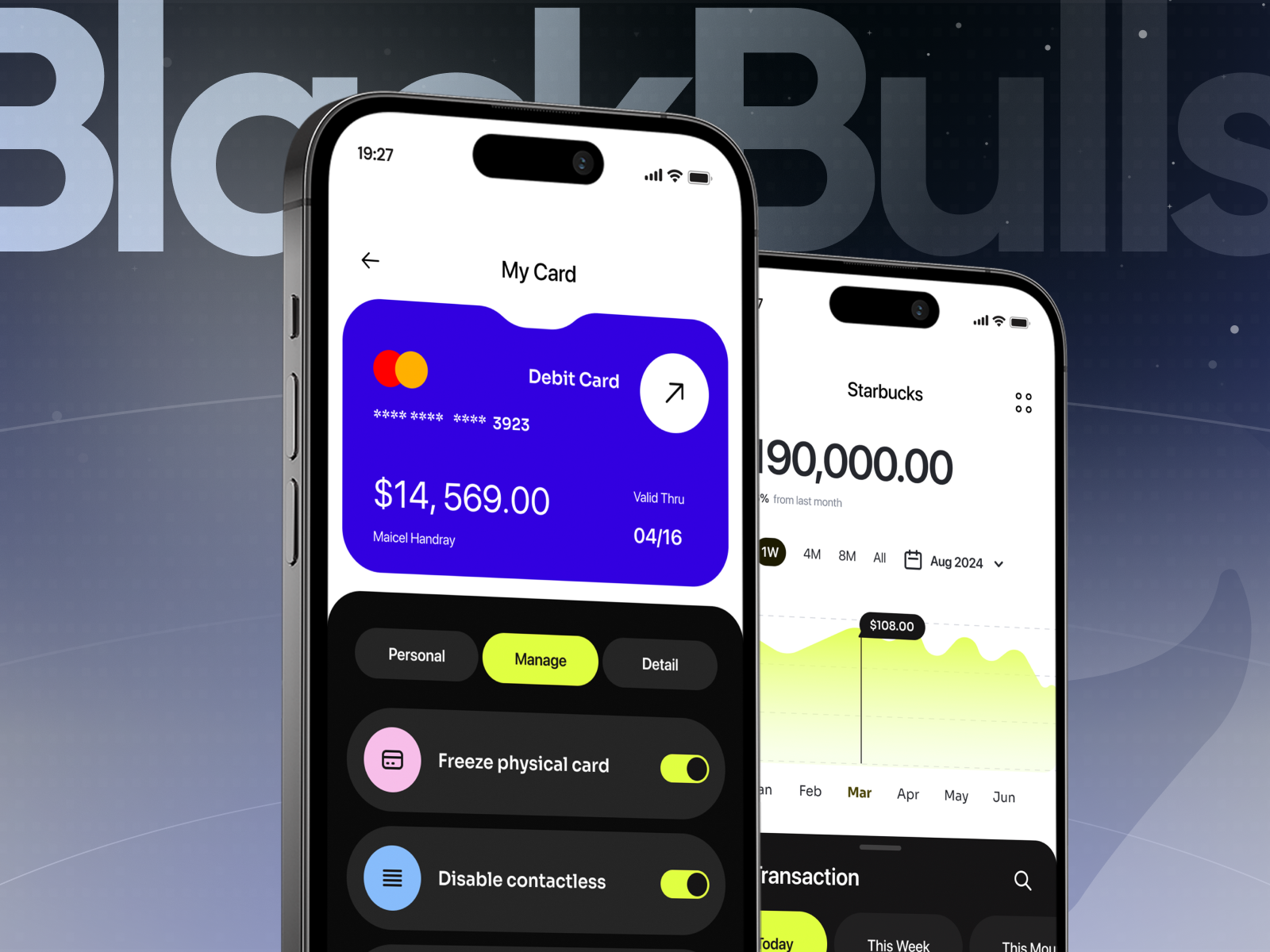 Finance mobile application ui design by Black Bulls on Dribbble