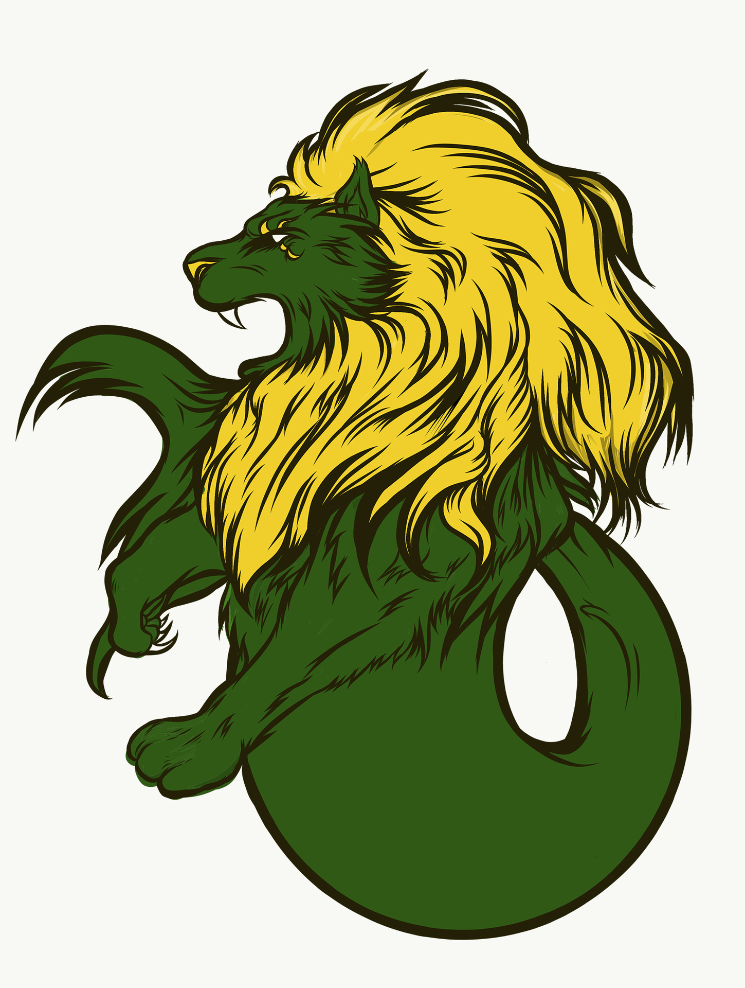 Merlion design for University de Manila Graphic Manual by Cristian ...