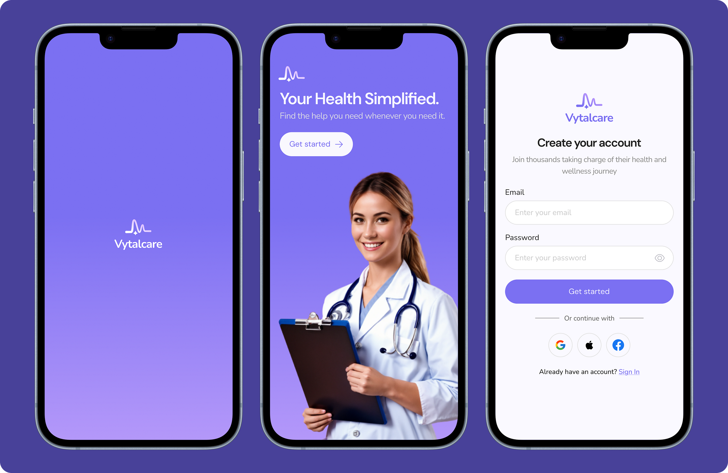 🔥 VytalCare (HealthTech Mobile App) by Undie Faith on Dribbble