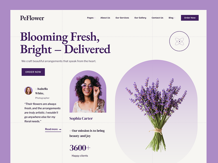 Flower Shop Website Design by Junaki 🌸 on Dribbble