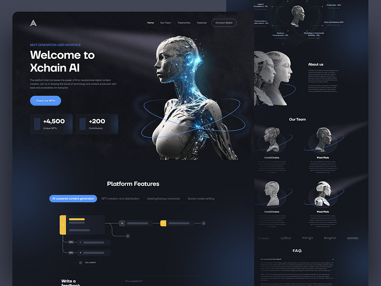 Ai Digital Content Creation Platform By Giorgi On Dribbble