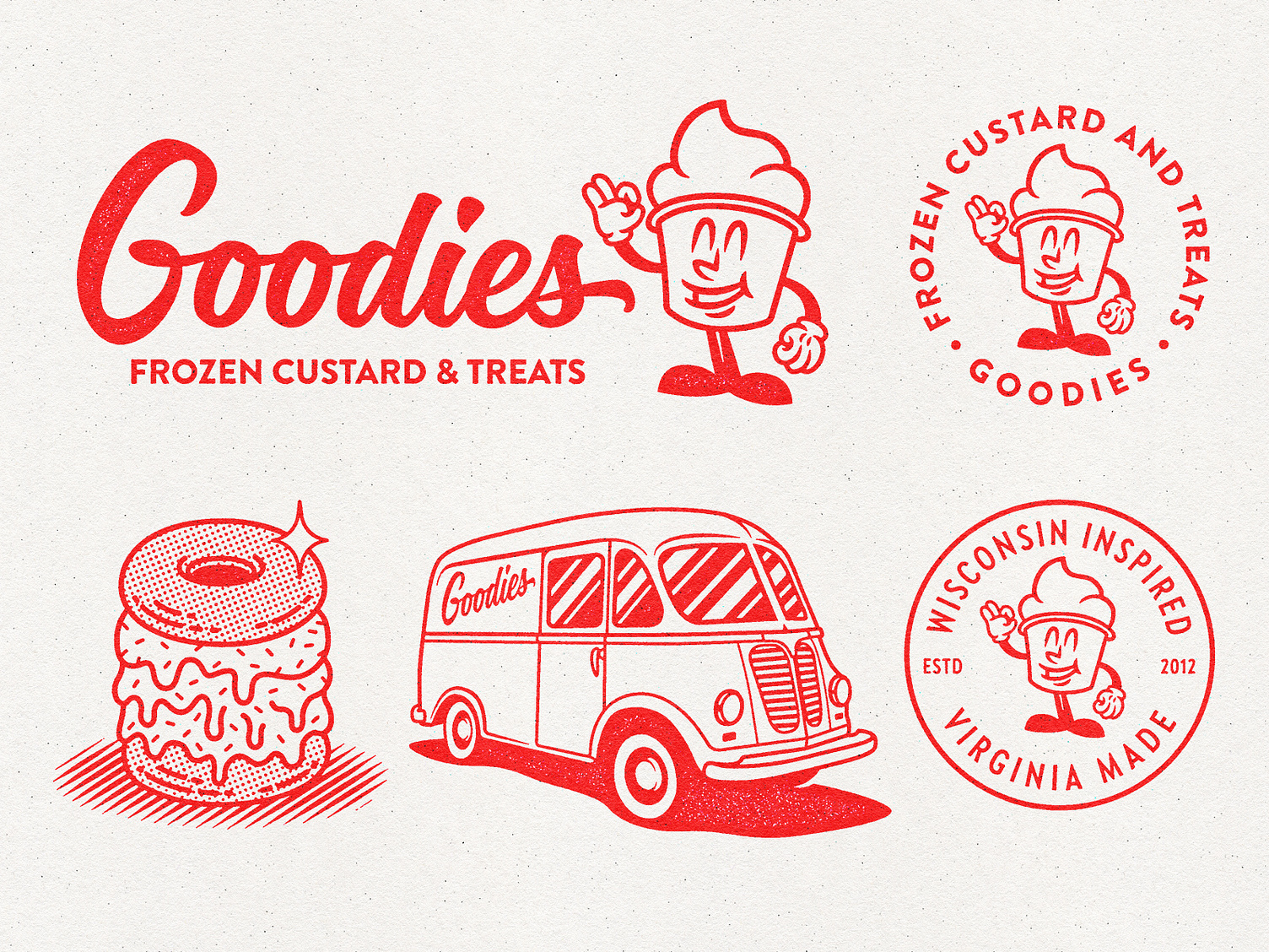 Goodies - logo set by Nebojsa Matkovic on Dribbble