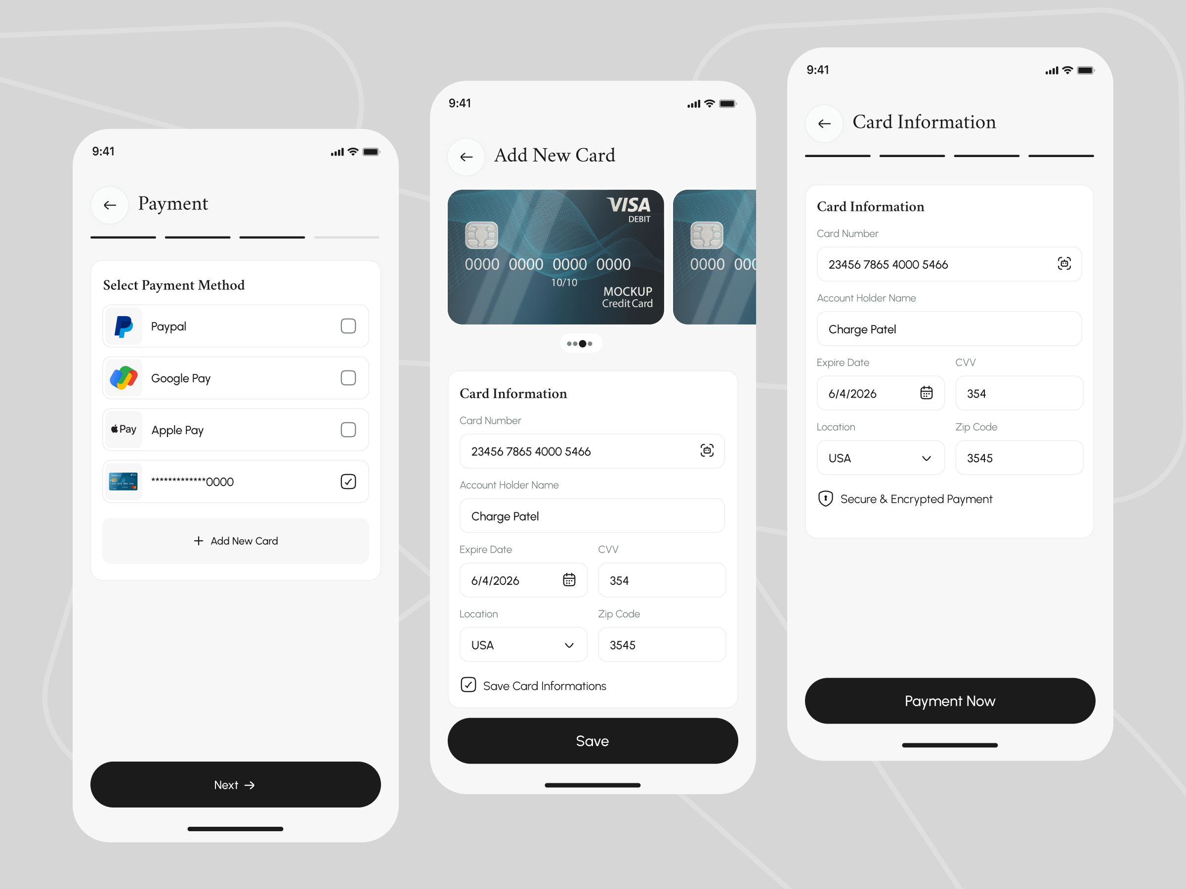 Property Booking App – Payment Flow UI by Azmir Sheikh on Dribbble