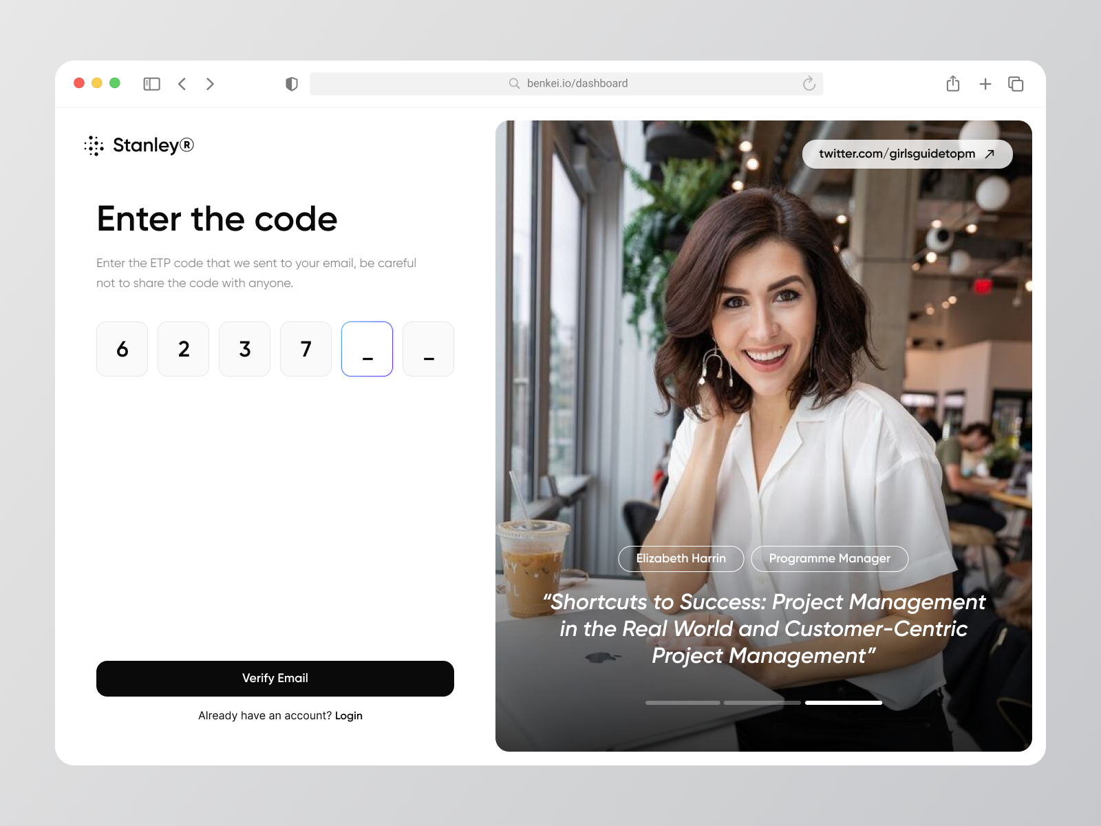 Stanley - Sign Up Flow Design by Fandhitya Giovani for Odama on Dribbble