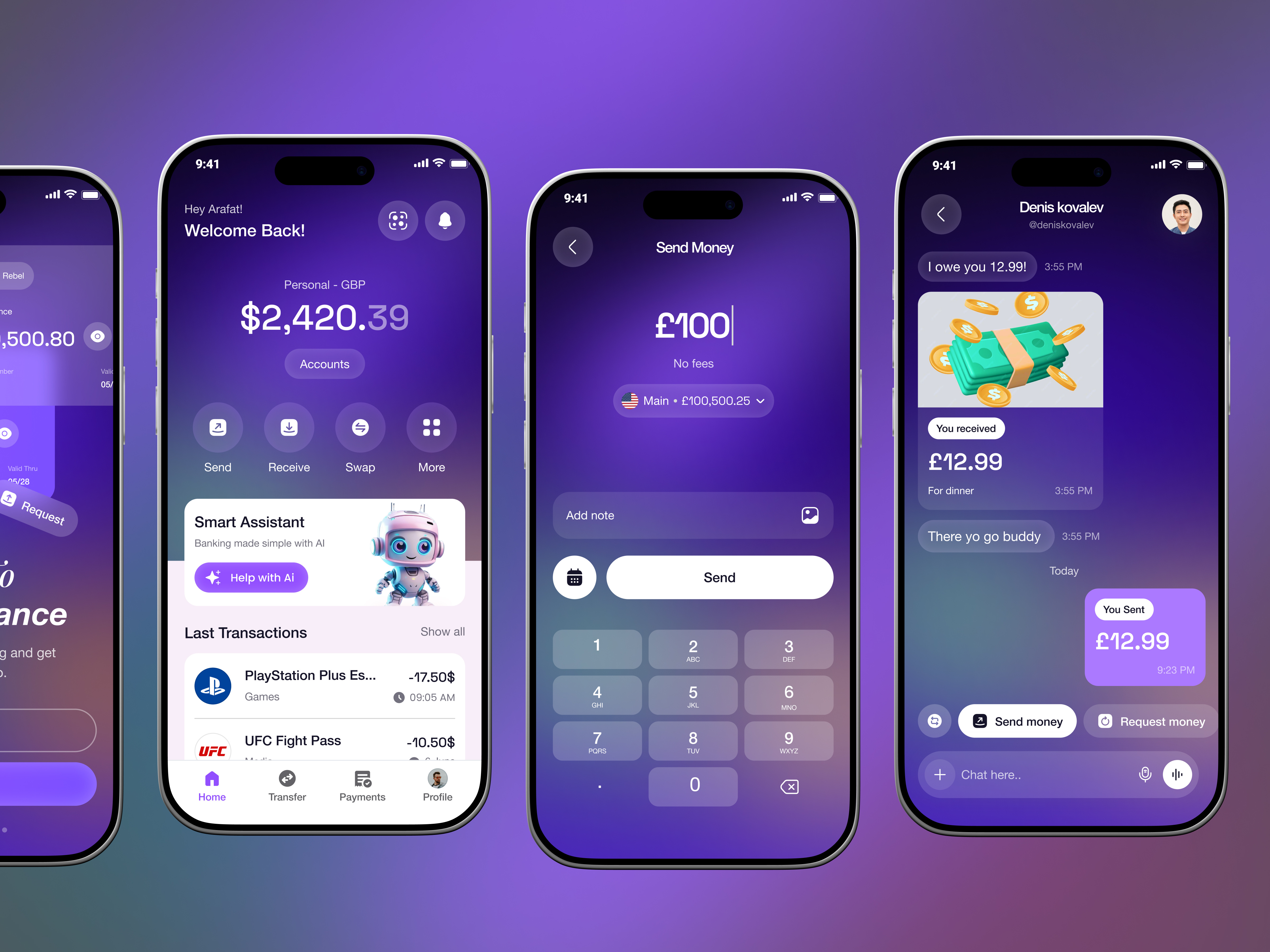 Revolut - Wallet Mobile App Ui Redesign v2 by Arafat.uix for Arobix Design on Dribbble