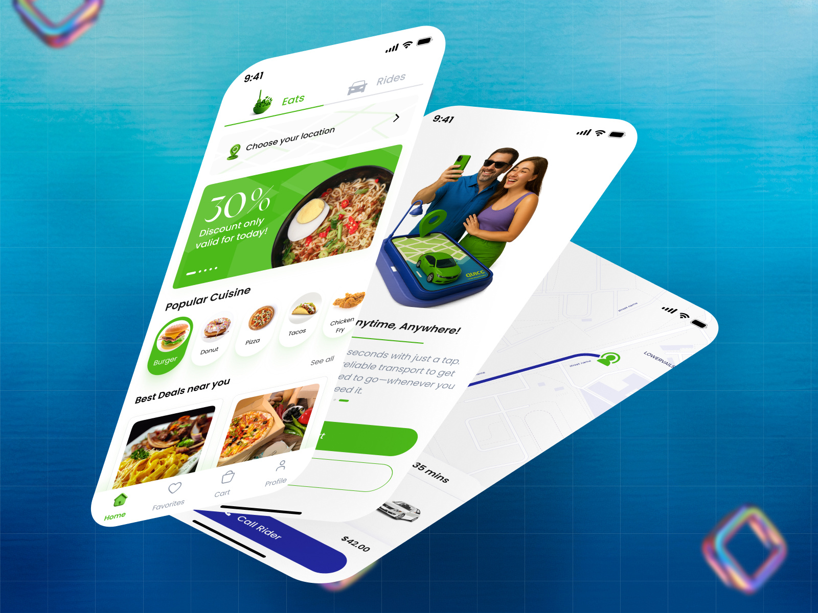 QUICC – Food Delivery & Ride-Hailing App UI by Mohima Haque Sristy on ...