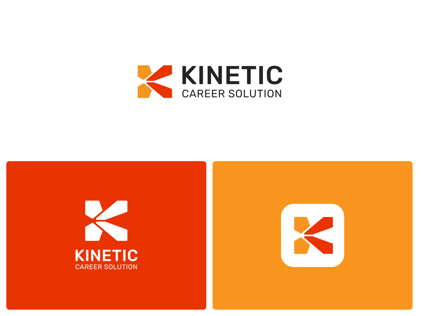 Kinetic Career Solution Logo Design by Ari Catur on Dribbble