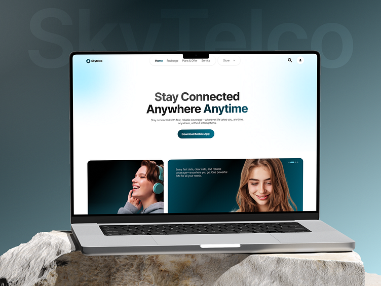 Sky Telco – Next Gen Telecom web Design by Asiq M. for Netro Systems on ...