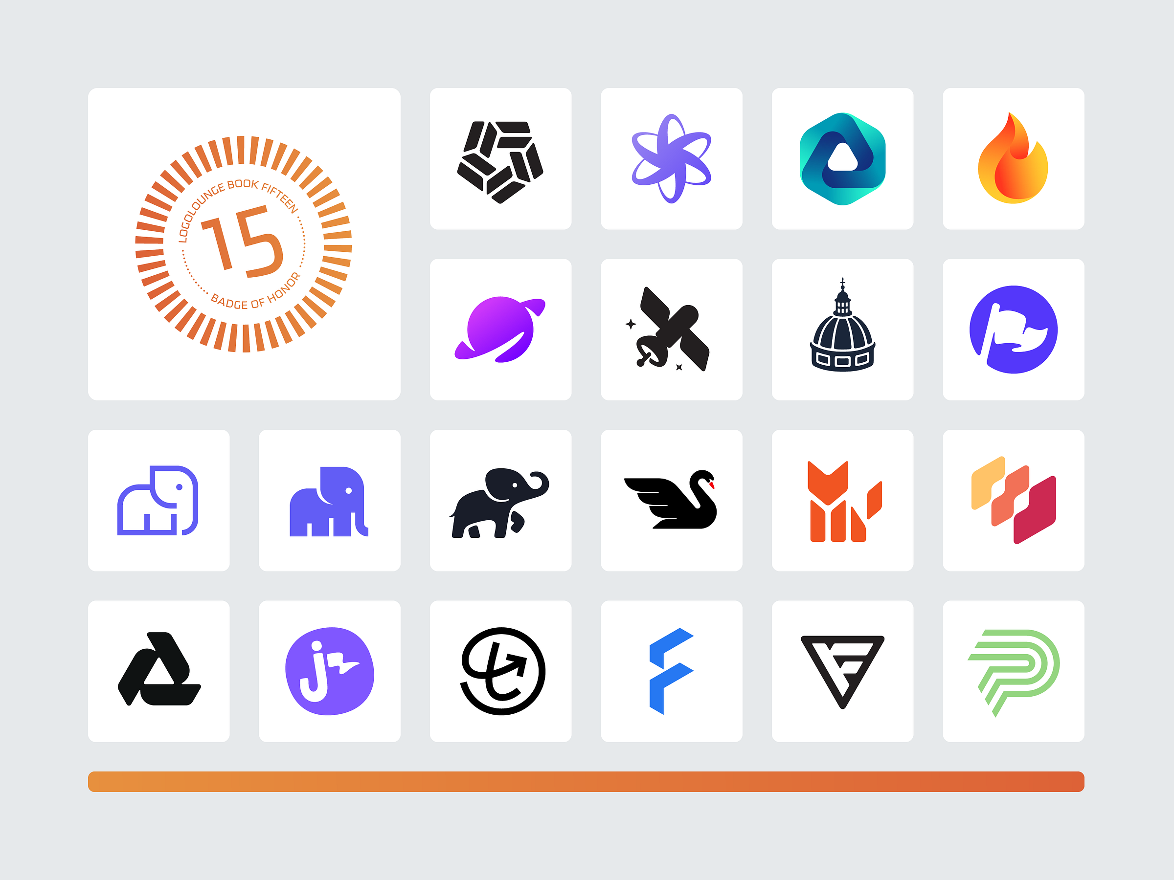 LogoLounge Book 15 Winners by Jord Riekwel on Dribbble
