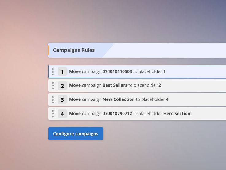 Draggable list component, part of complex dashboard by Hristo on Dribbble