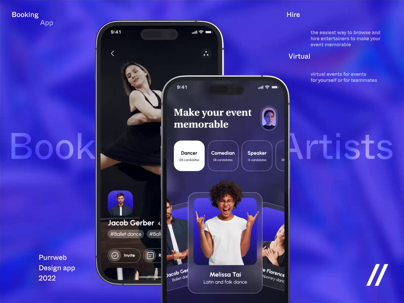 Artist Booking Mobile IOS App by Purrweb UI/UX Agency on Dribbble