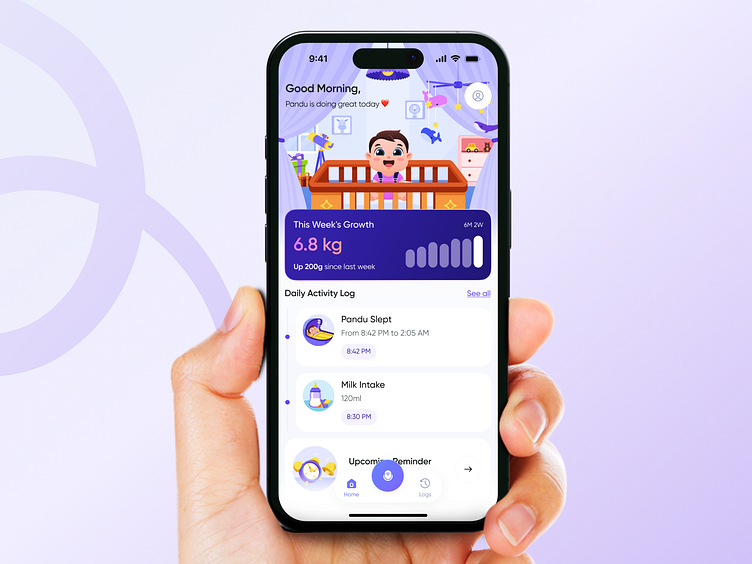 Baby Cues - Baby Cry Analyzer App 👶🏻 by Orely on Dribbble