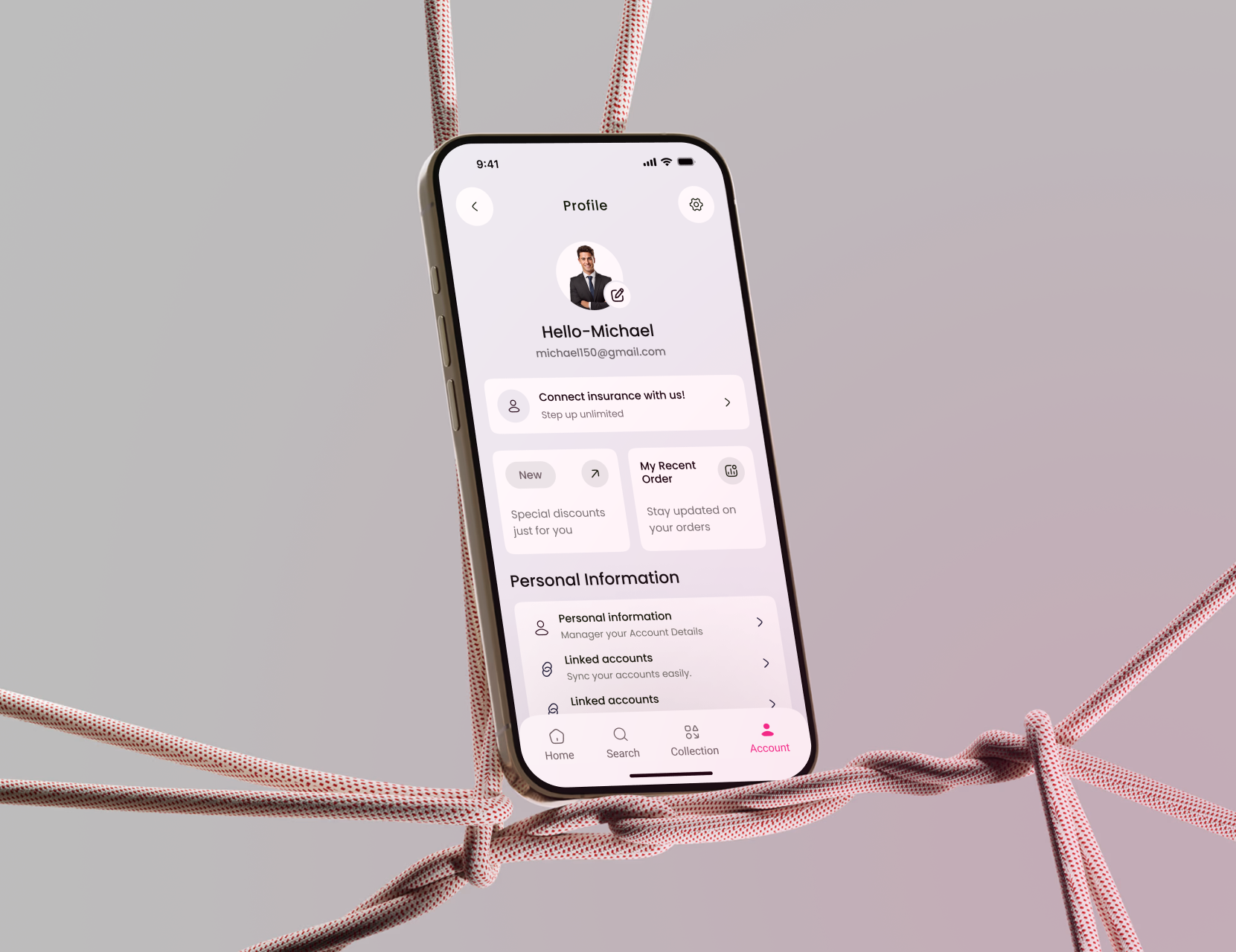 Profile and settings UI Mobile App by Harunur Rashid on Dribbble