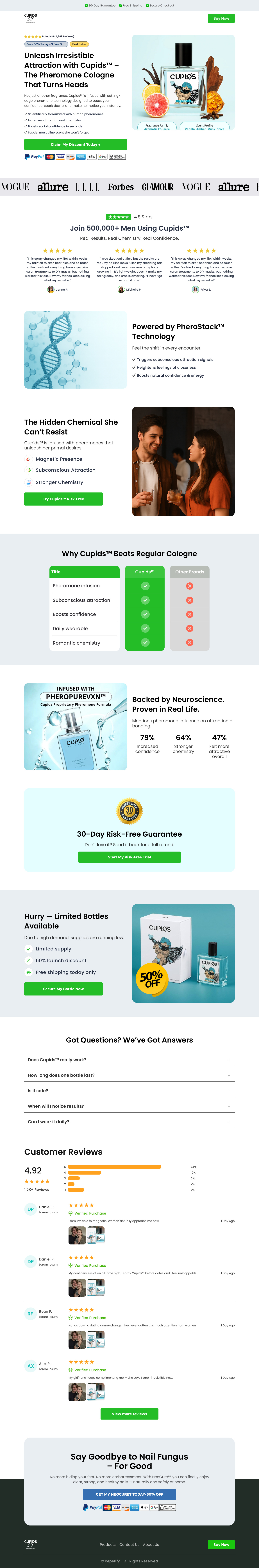 Funnelish - Most Popular Funnelish Template, Cupids by JH Seam on Dribbble