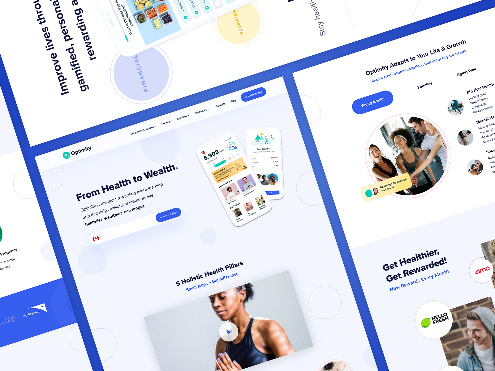 Health & Wellness Website Design by Niv for Supercharged on Dribbble