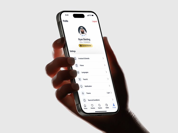 Fintech Mobile App - User Profile Management by Orbix Studio – Mobile ...