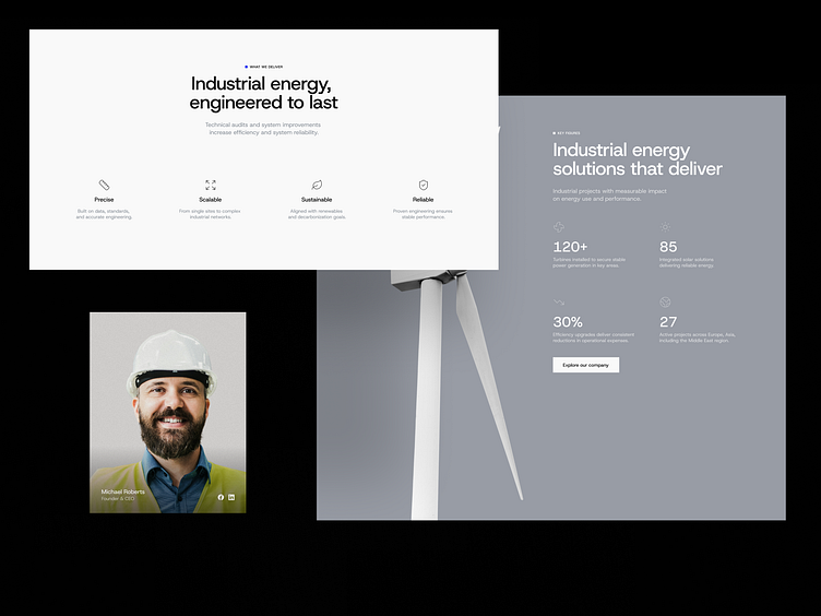 Industrial Company Website Design by Shakuro UI/UX for Shakuro on Dribbble