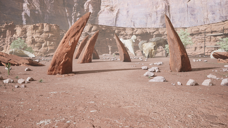 Desert level design made in unreal engine 5. by levan vartapetov on ...