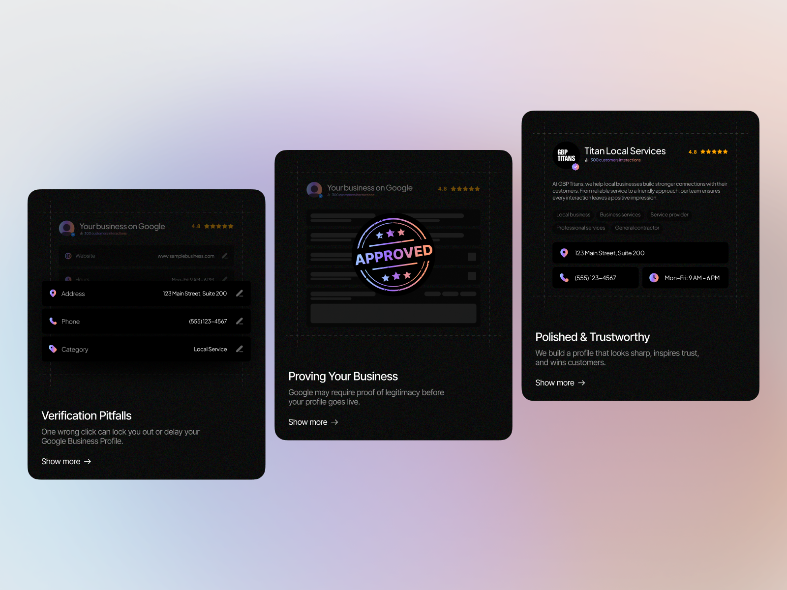 Google Business Profile SaaS Platform Website UI/UX Design by LumexArt ...
