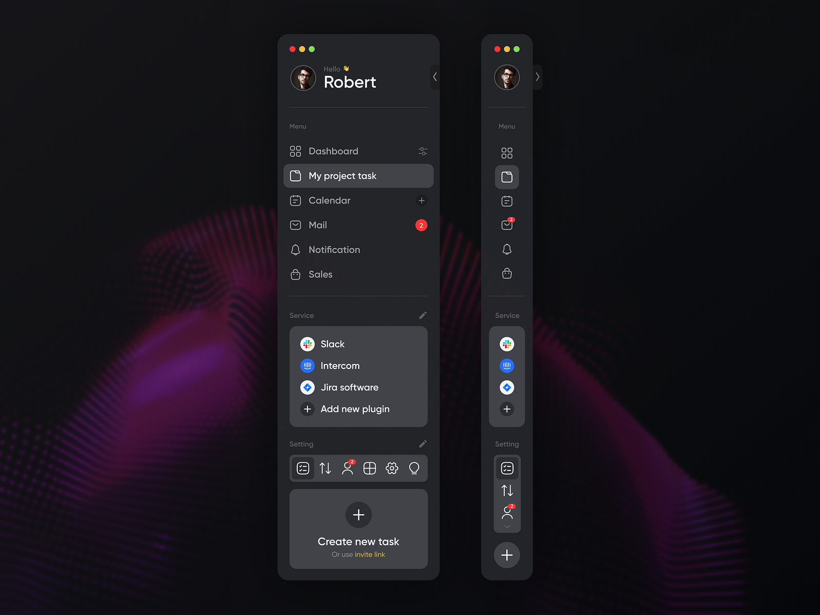 SideBar Design by Alina Lagunovich on Dribbble