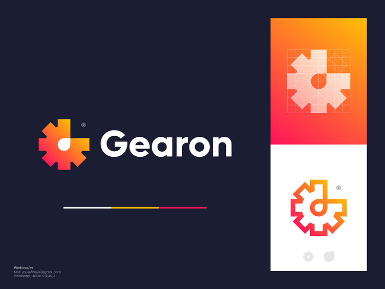 Machinery, Industrial, Technology, Equipment Logo Exploration by Sumon ...