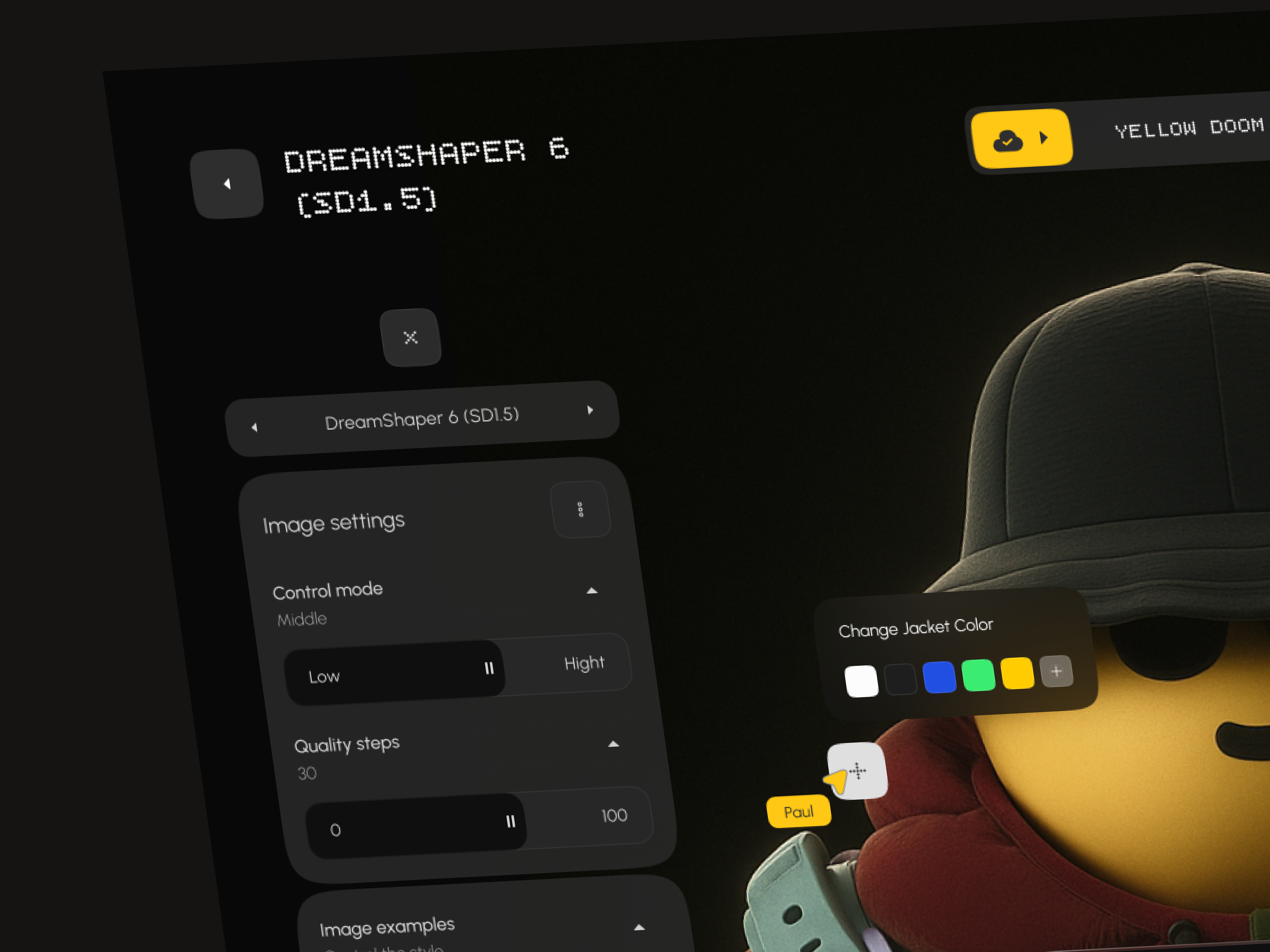 PicGen - AI Generator SaaS Dashboard by Jack R. for RonDesignLab ⭐️ on ...