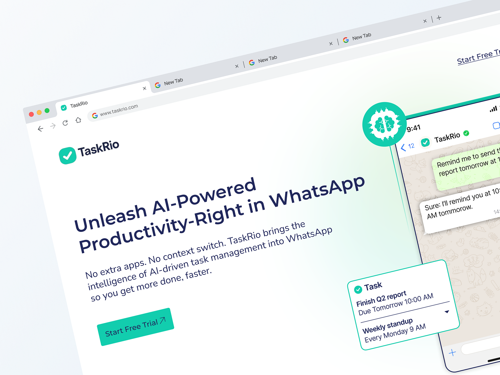 Smart Task Management, No Extra Apps by Glowify on Dribbble
