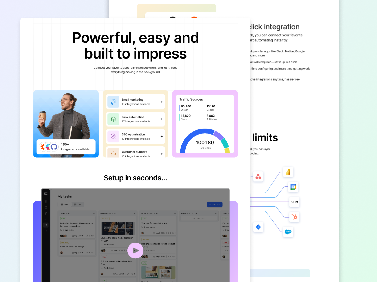 Workflow Automation Website UI Design by Ryan Almeida on Dribbble
