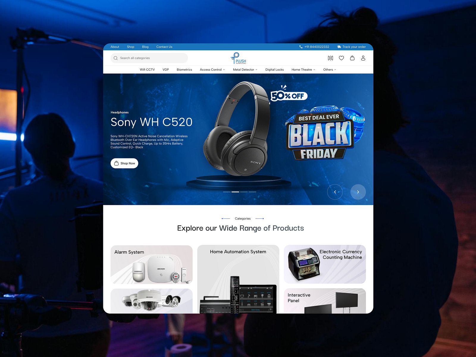 Ecommerce Electronics Website Design | UI Design by Palletio Design ...