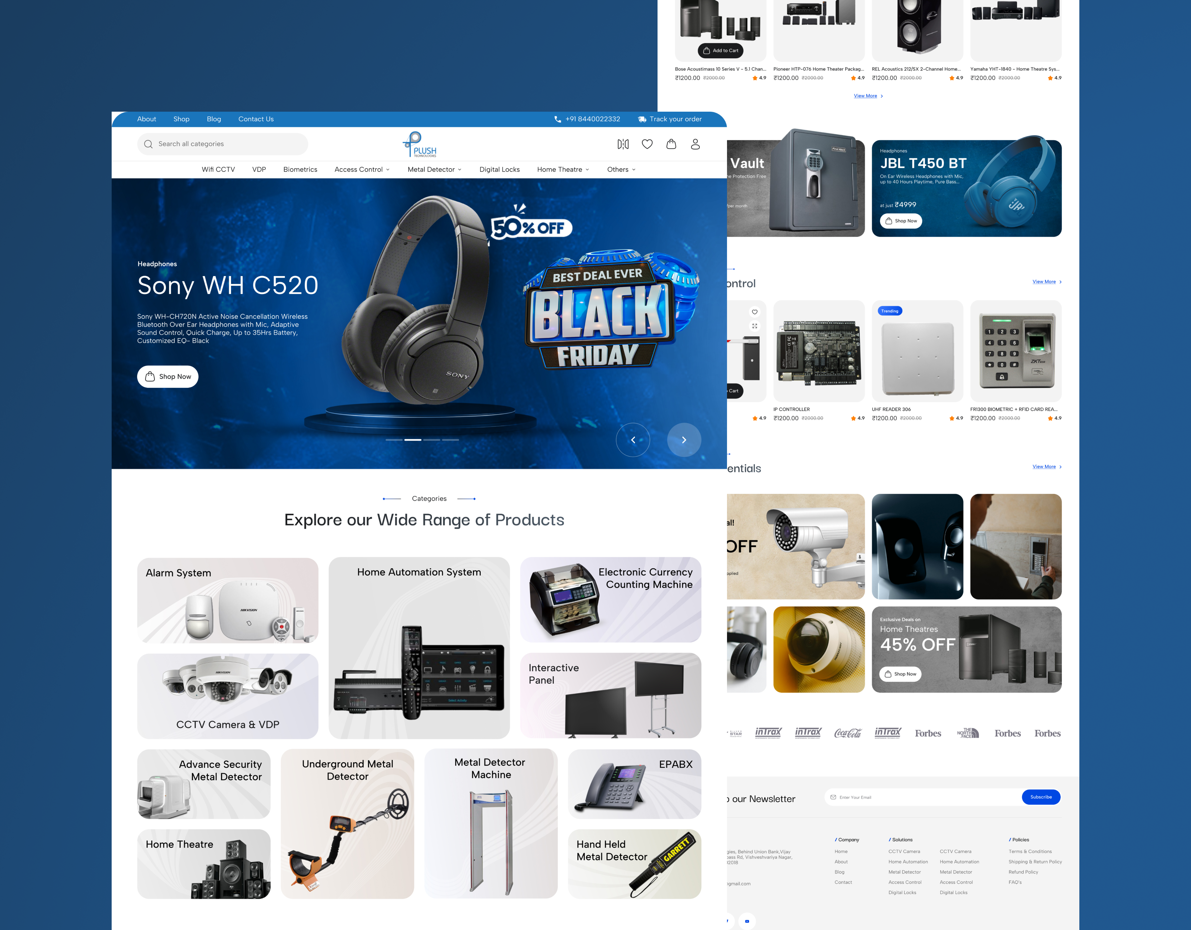 Ecommerce Electronics Website Design | UI Design by Palletio Design ...