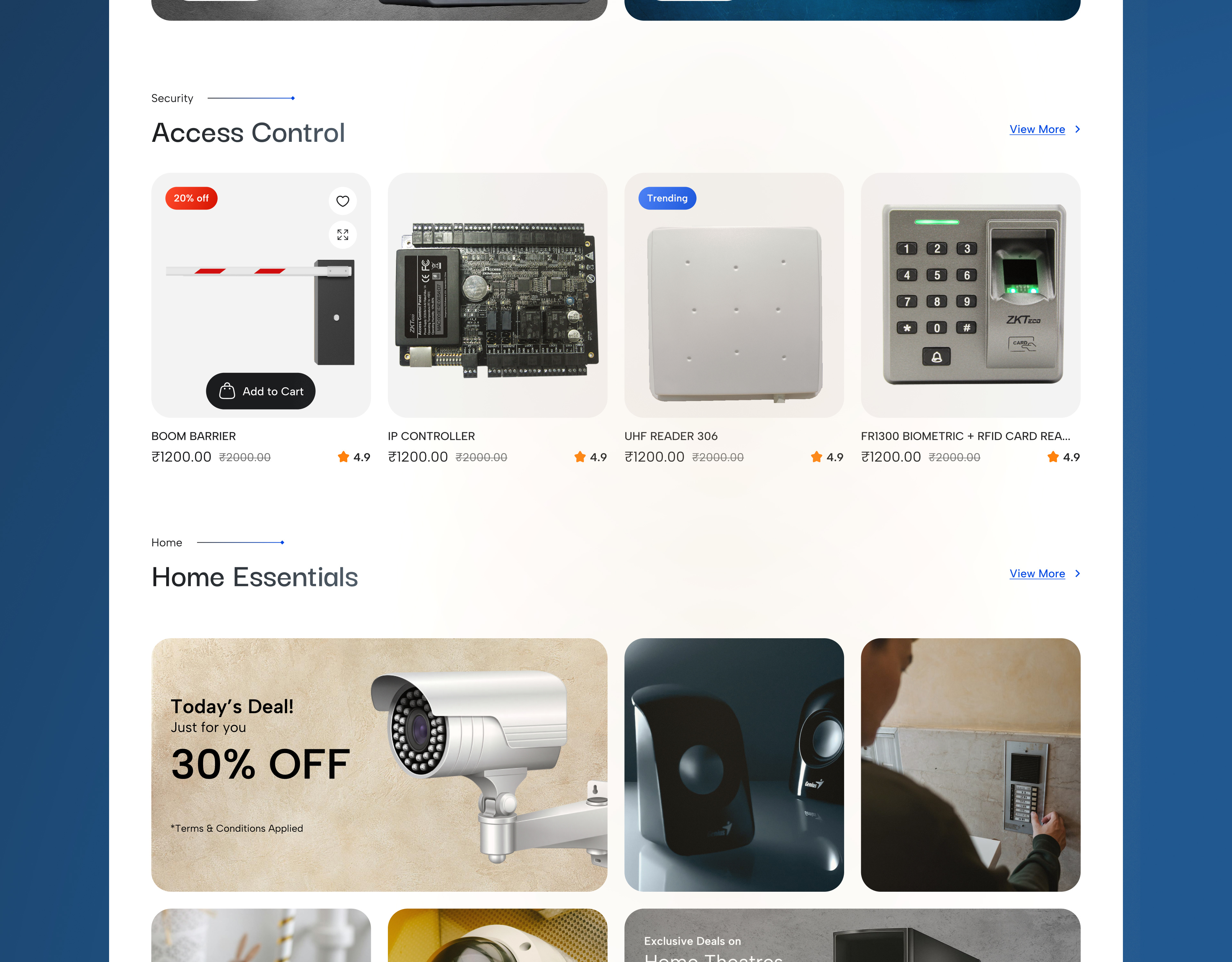 Ecommerce Electronics Website Design | UI Design by Palletio Design ...