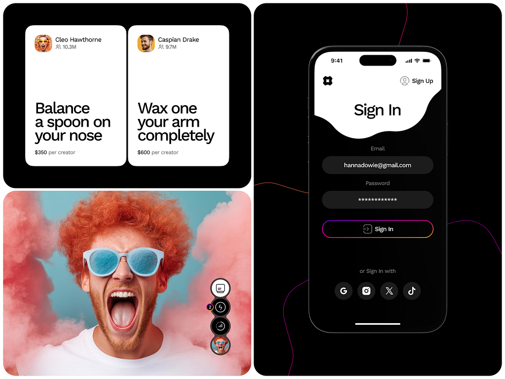 Social Challenge App Design by Nixtio on Dribbble
