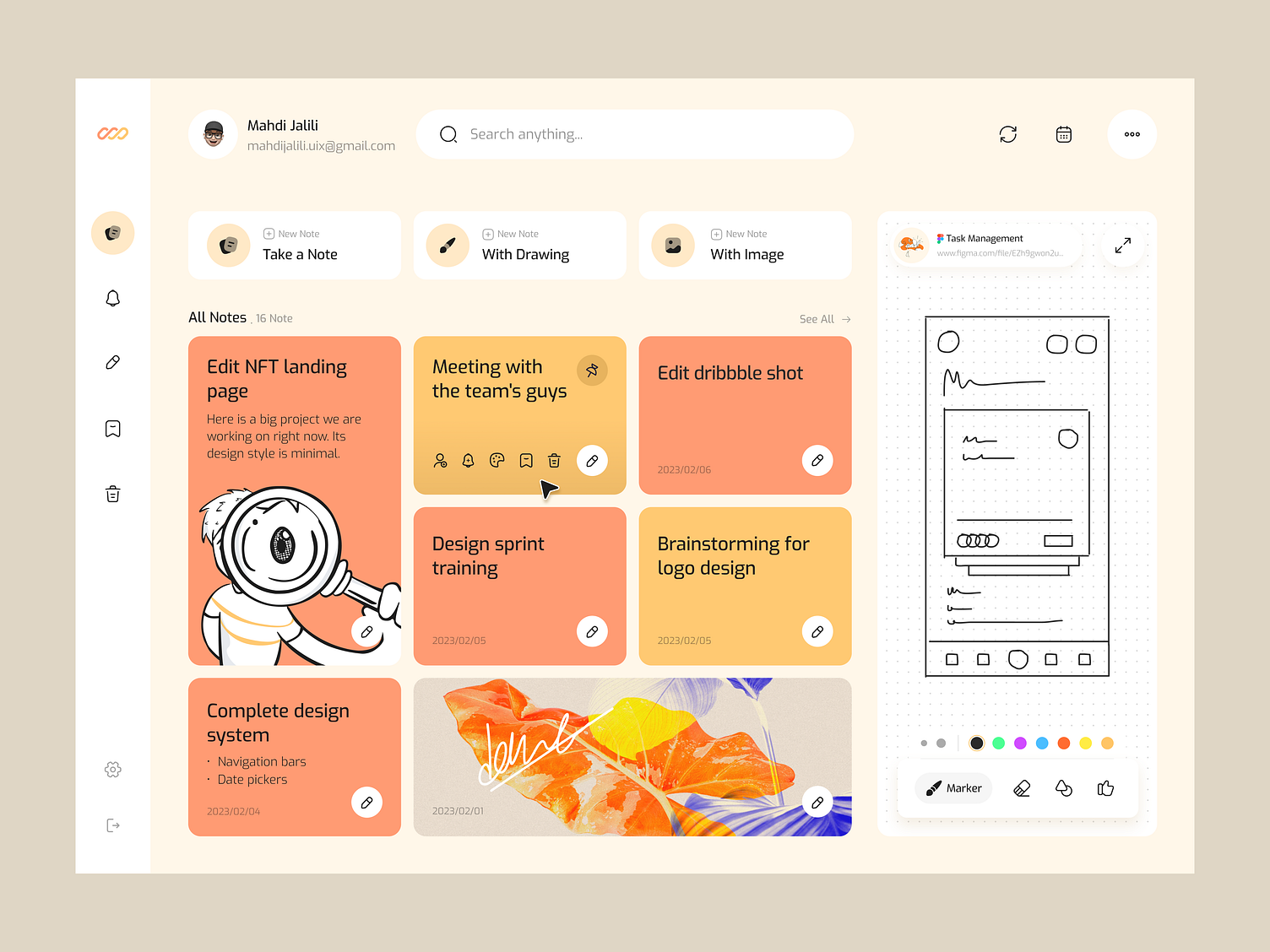 Note-Taking Concept 📝 by mahdi for Pela Design on Dribbble