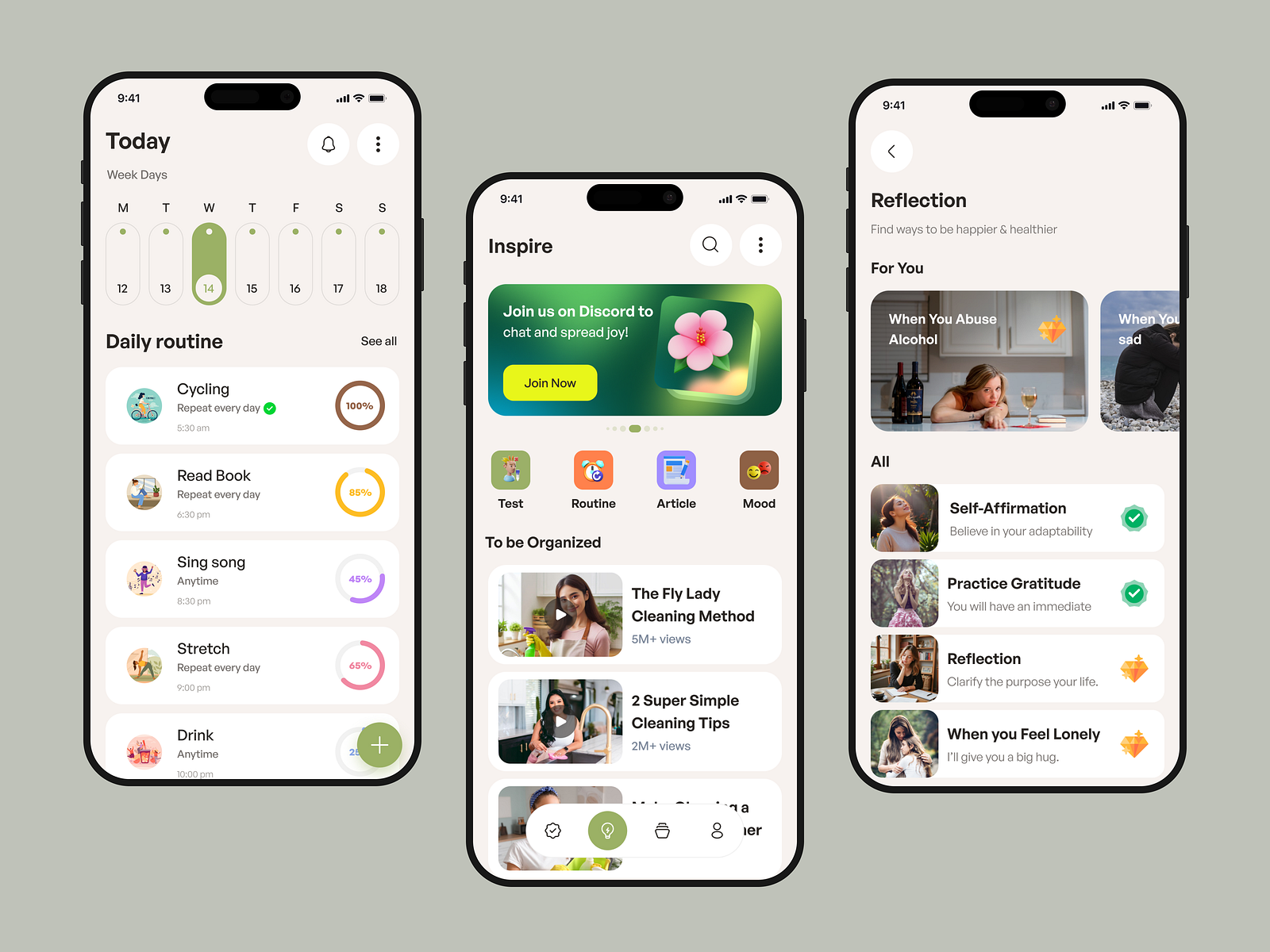 Daily Routine & Reflection App by Masud Rana Palash 🔥 on Dribbble