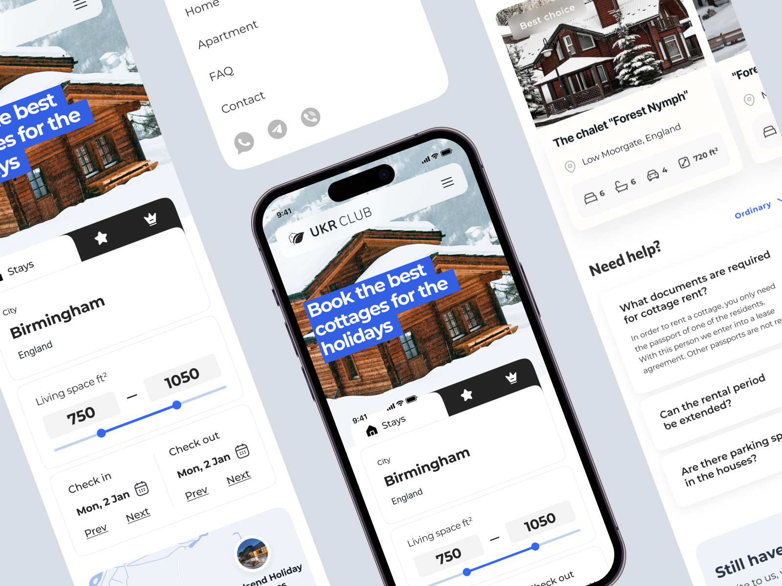 UKR Club: renting web app by Ronas IT | UI/UX Team on Dribbble