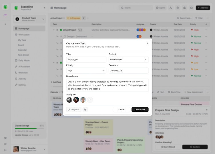Stackline - Homepage by Benedicta Kristi on Dribbble