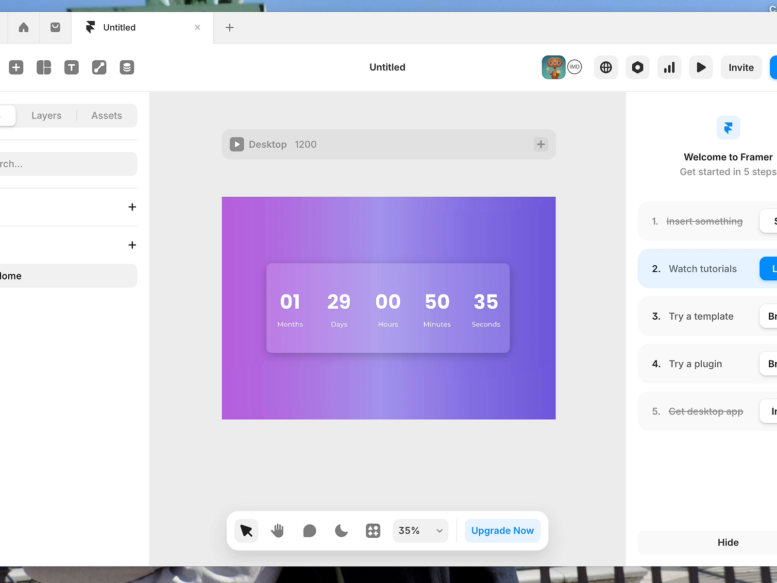 Multilenguage Timer (Framer) by Pazki on Dribbble