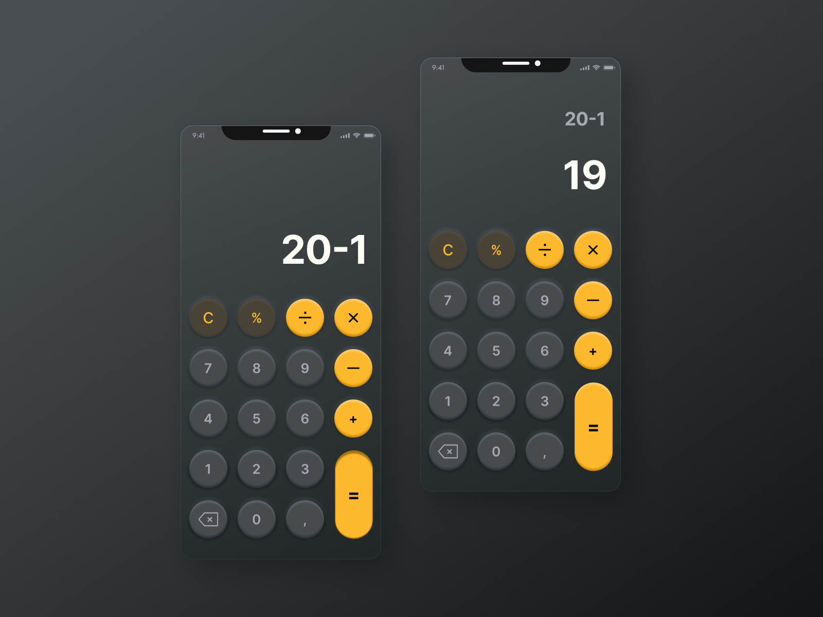 Minimal Calculator UI – Clean & Functional Design by Flamel on Dribbble