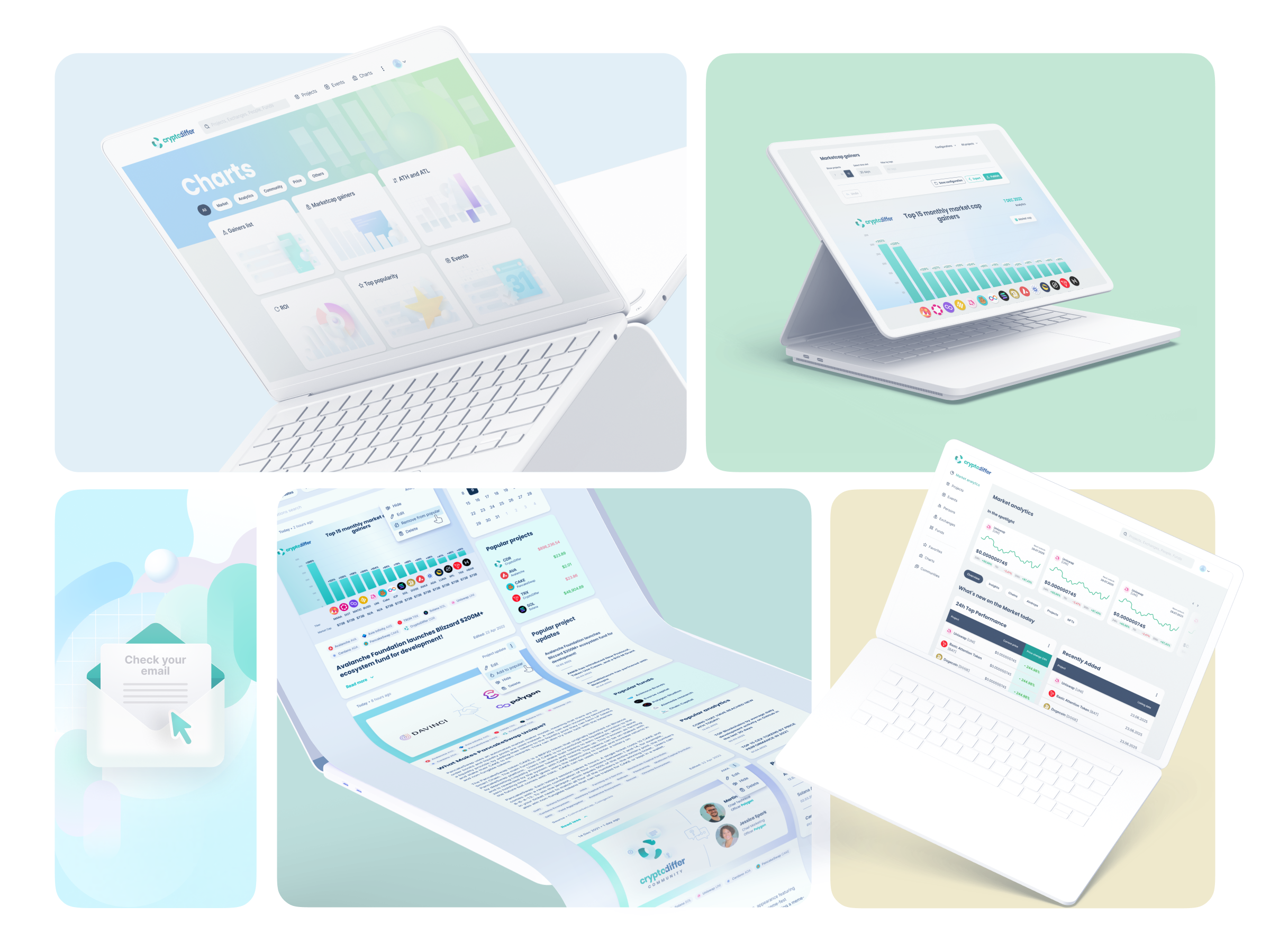CryptoDiffer by ZBS Tech on Dribbble
