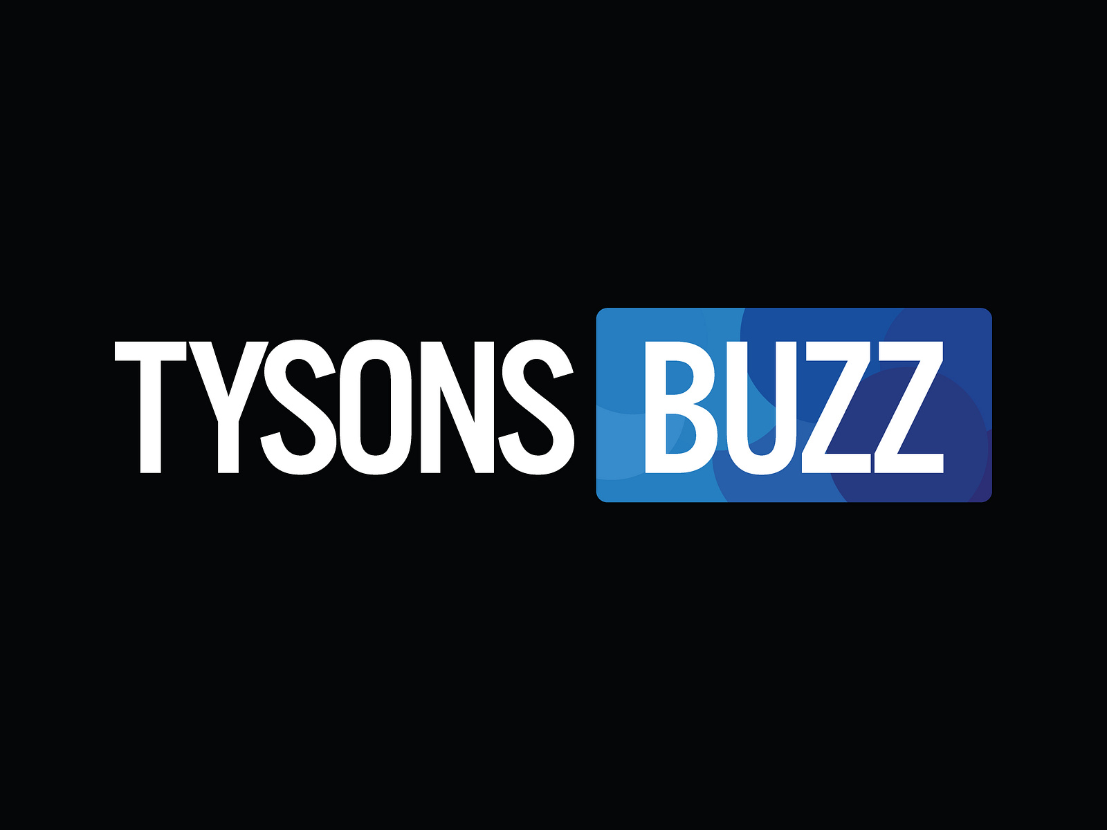 Tysons-Buzz-logo-Horizontal by Golden Linning Solution on Dribbble