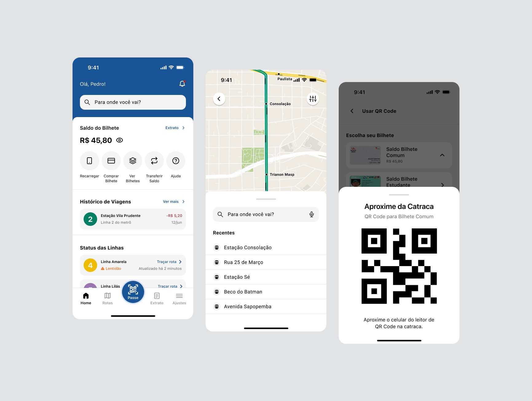 Metro Ticketing App UI/UX by Gabriel Braga on Dribbble
