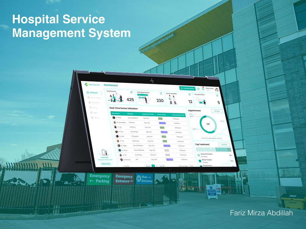 Hospital Service Management System by Fariz Mirza Abdillah on Dribbble