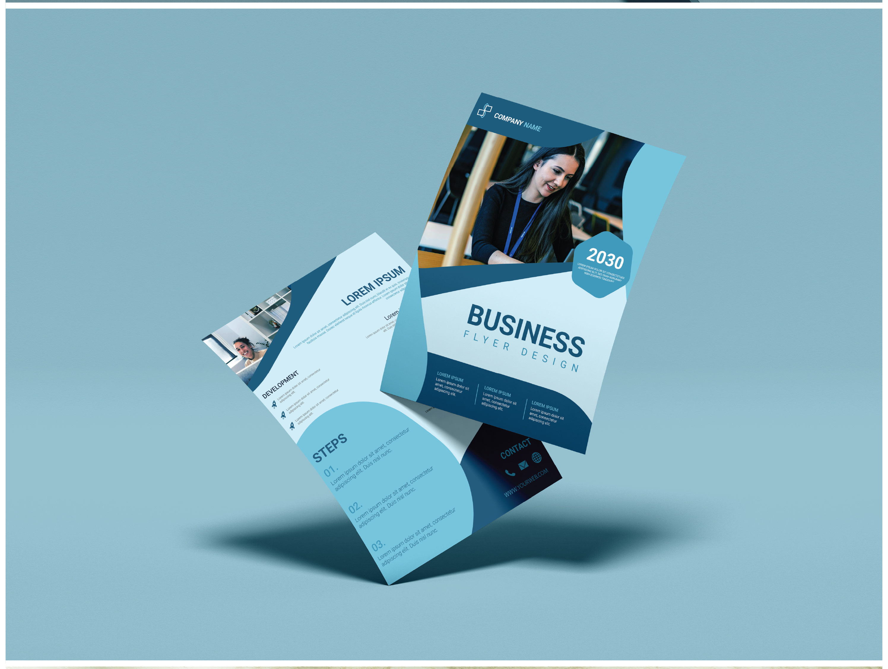 Modern, Professional, Minimal A4 Business Flyer Design by Sohorab Ali on Dribbble